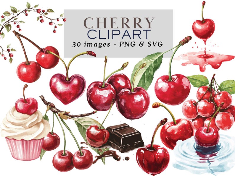 Cherry Clipart Coquette Aesthetic Red Cherry Clipart Cherry Svg Cherry ...