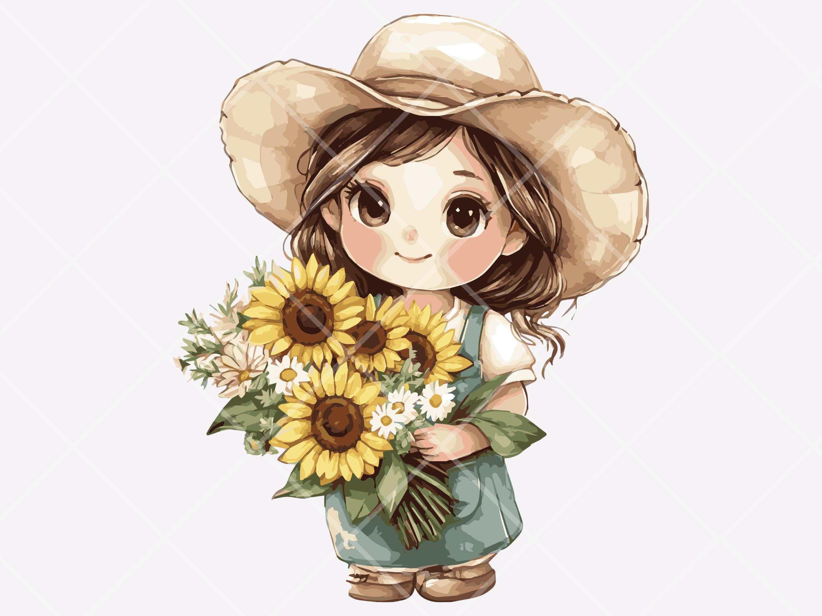 Cute Farm Clipart Farm Clipart Farmer Graphics Watercolor Farm Clipart ...