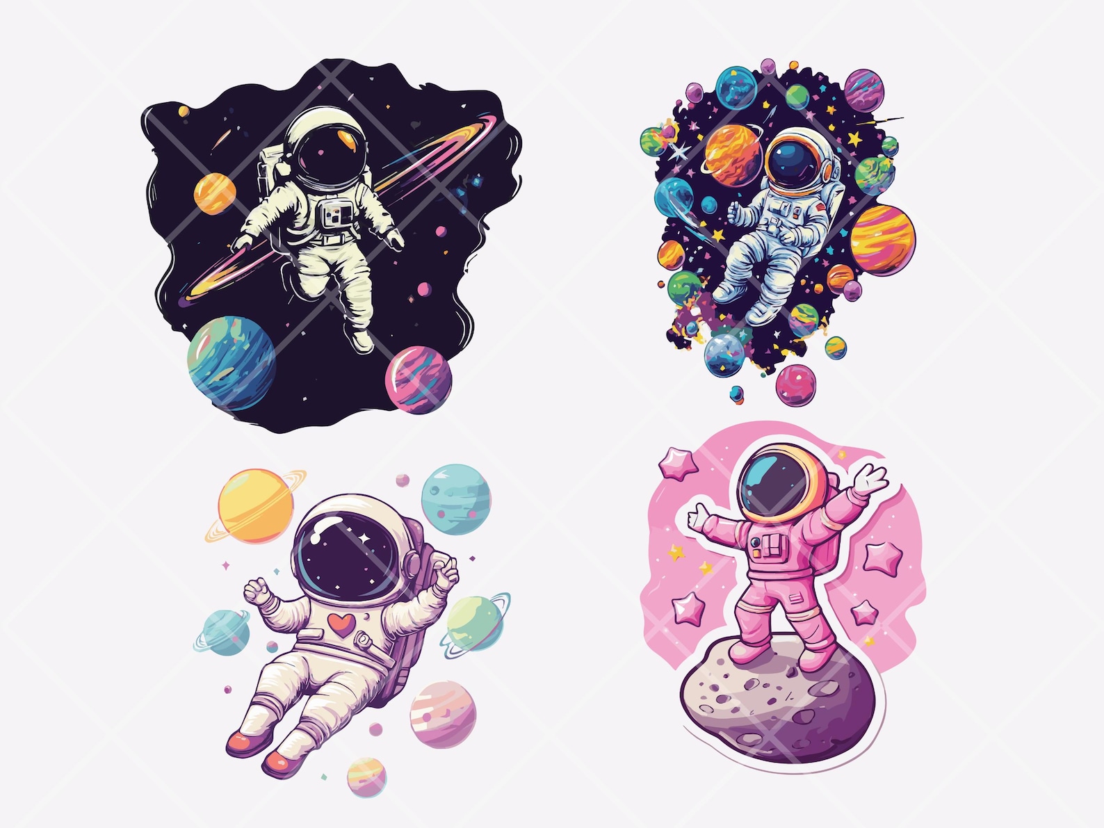 Outer Space Clipart Astronaut Clipart Planet Clipart Outer Space ...