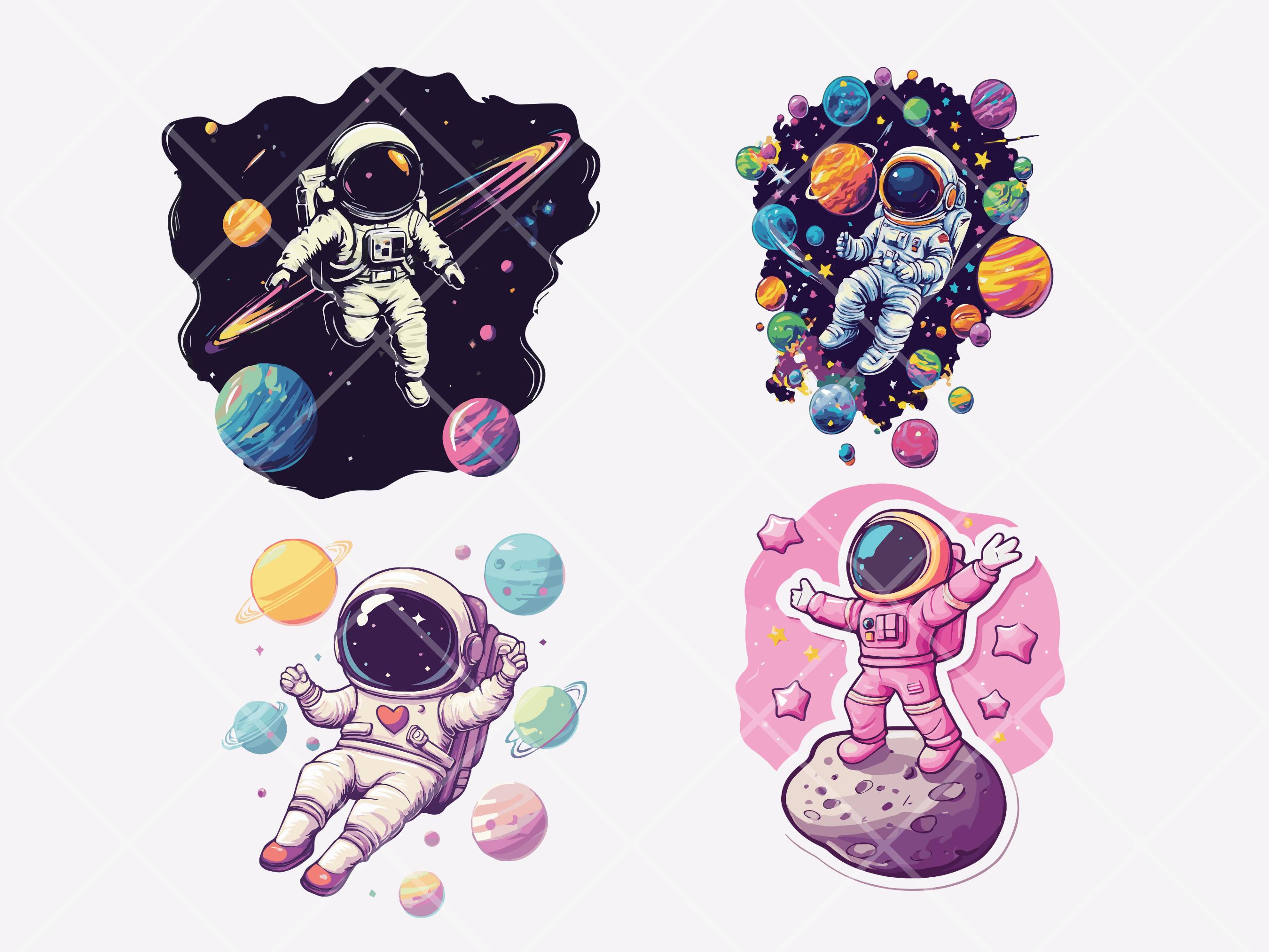 Outer Space Clipart Astronaut Clipart Planet Clipart Outer Space ...