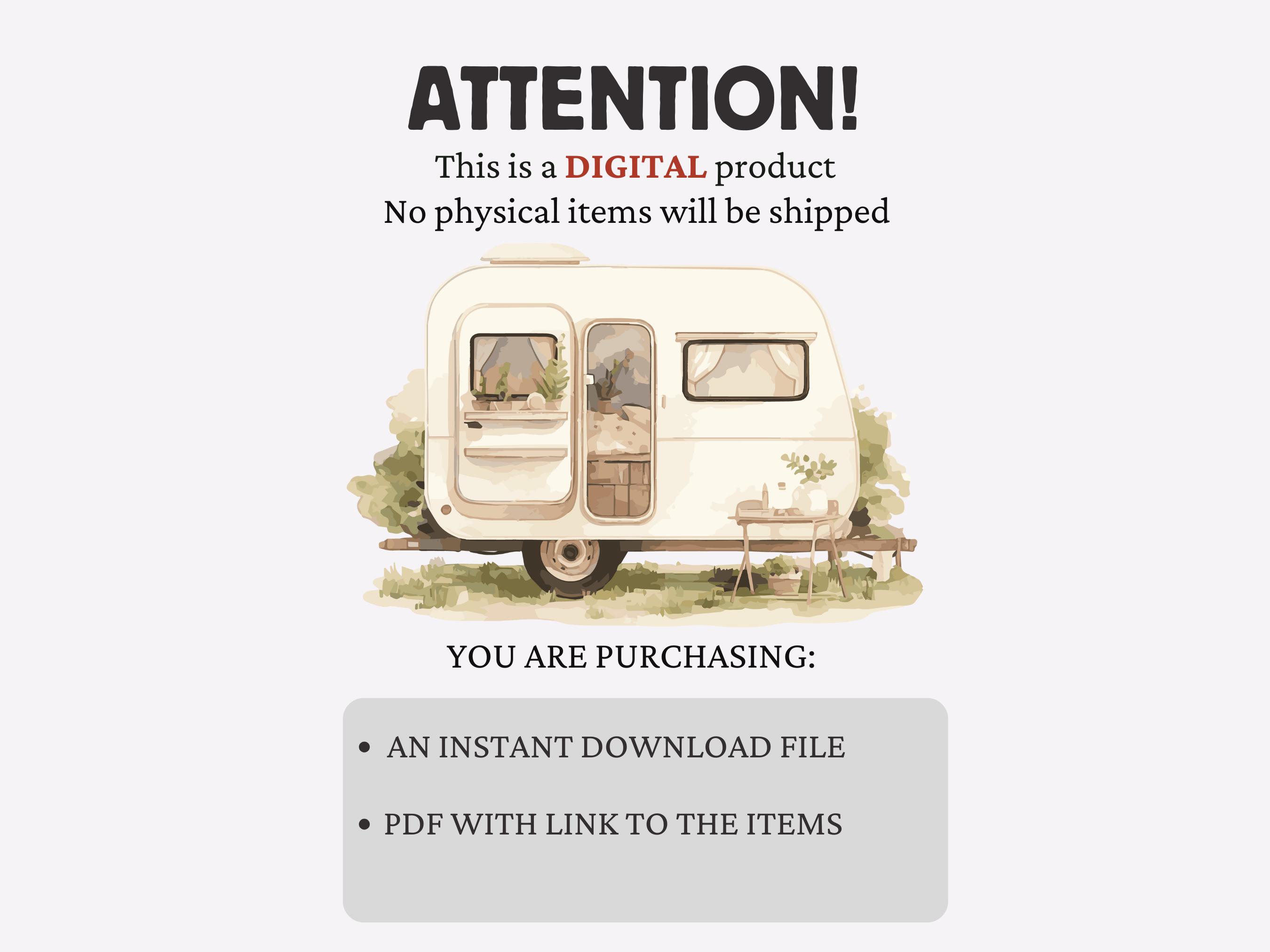 Cute Caravan Clipart Camper Trailer Clipart Camping Clipart Caravan PNG ...