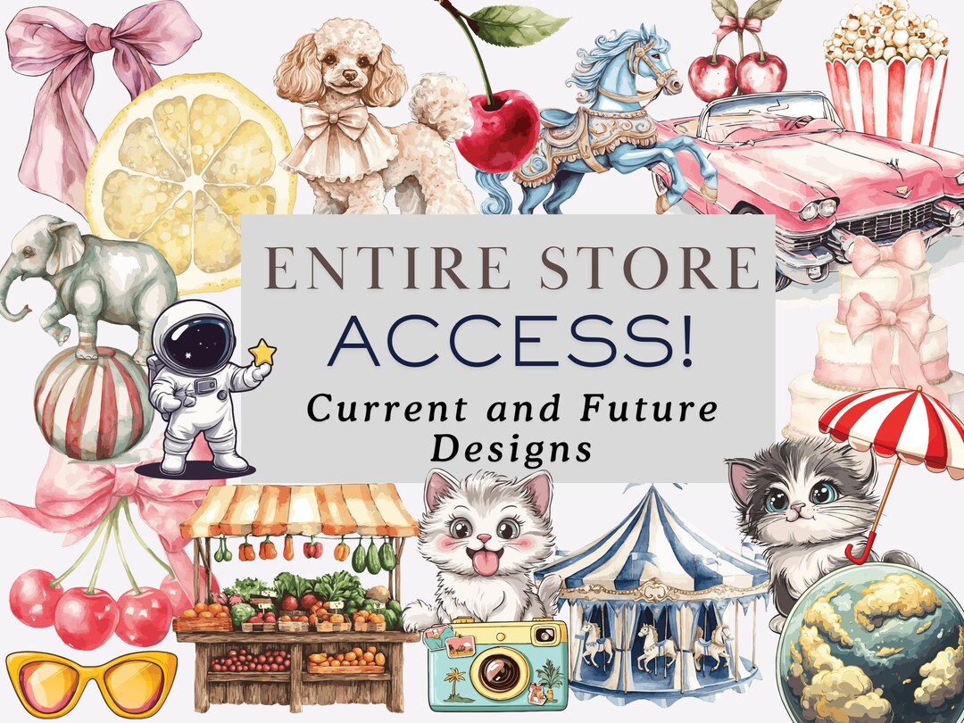 Clipart Bundle Entire Store Access Entire Store Bundle Clipart Graphics ...