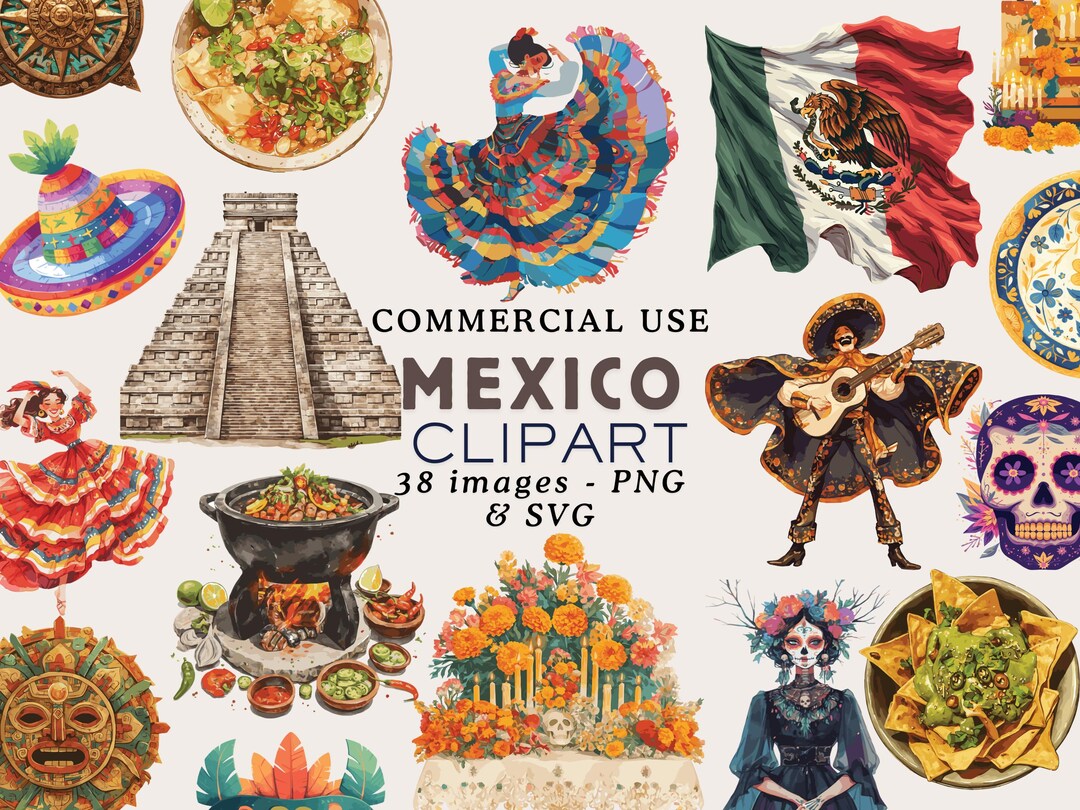 Mexico Clipart Mexican Clipart Mexican Culture Clipart Cinco De Mayo ...