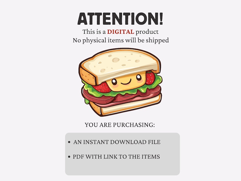 Kawaii Fast Food Clipart Cute Fast Food Clipart Kawaii Fast Food ...