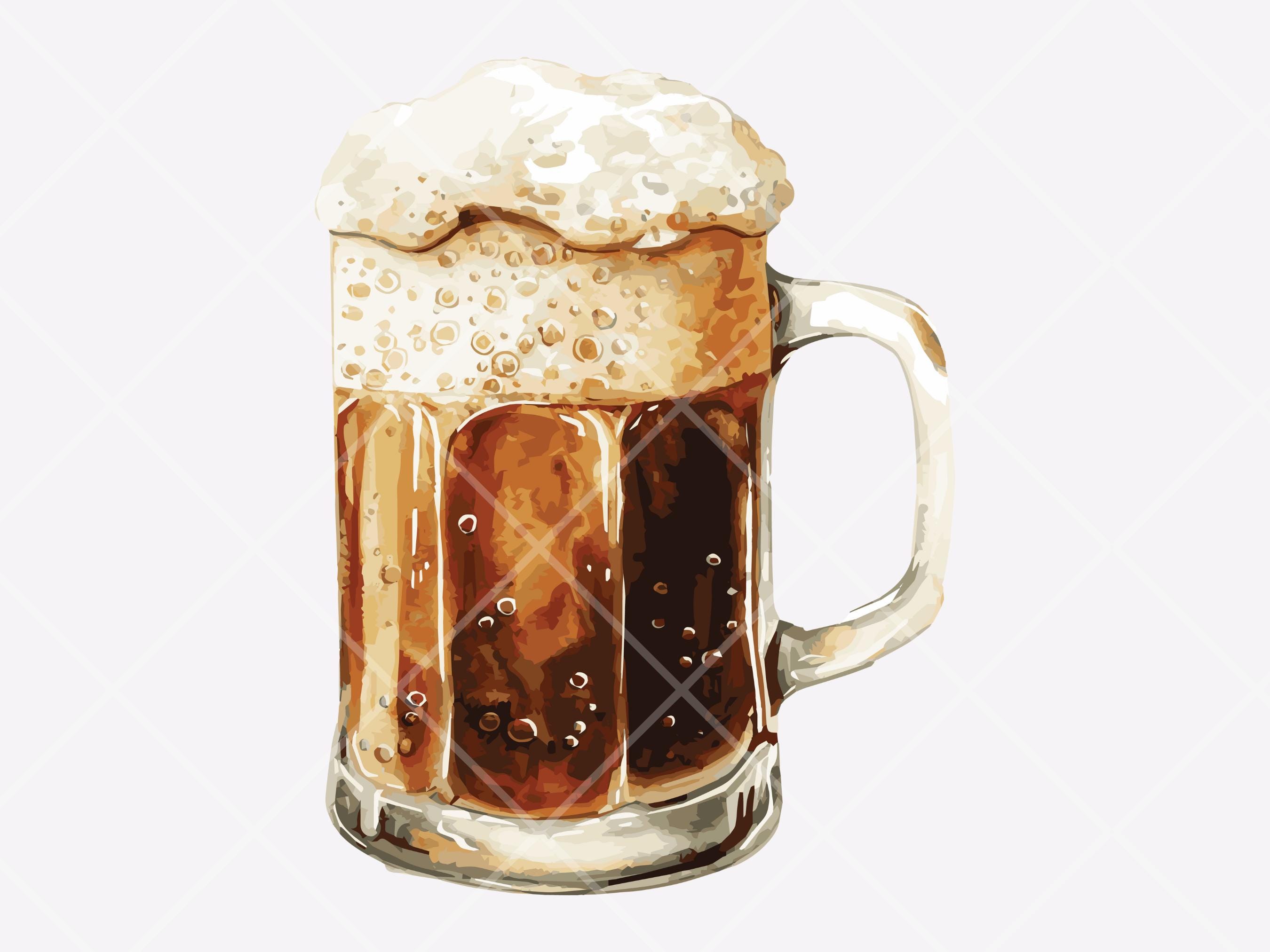 Root Beer Clipart Alcohol Clipart Root Beer Float Clipart Watercolor ...