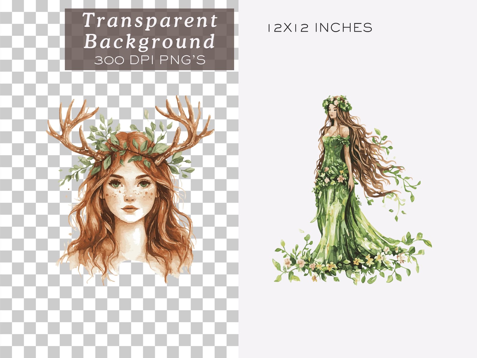 Watercolor Goddess Clipart Goddess Core Clipart Greek Mythology Clipart ...