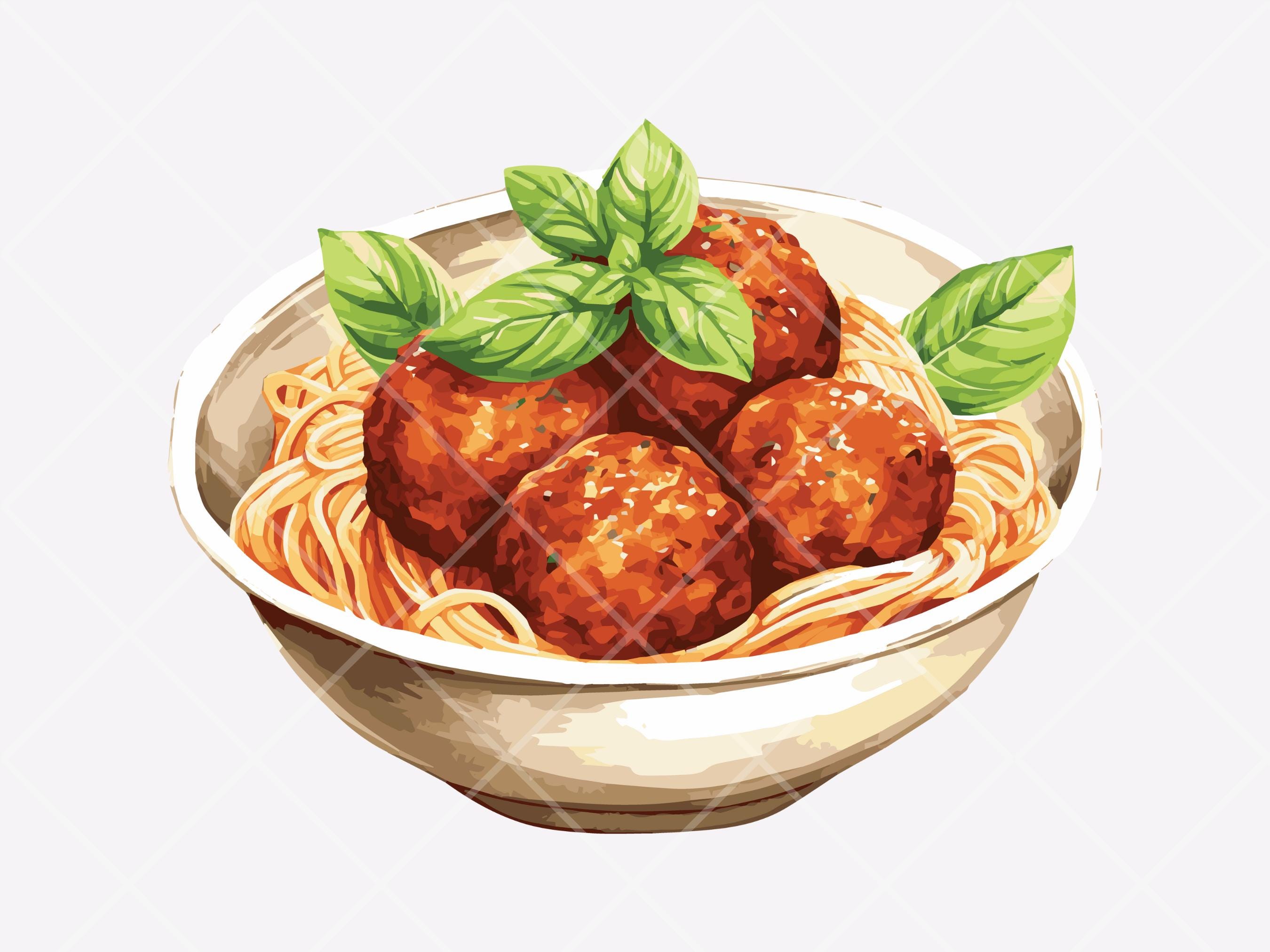 Meatball Clipart Meatball Graphics Italy Clipart Italian Clipart ...