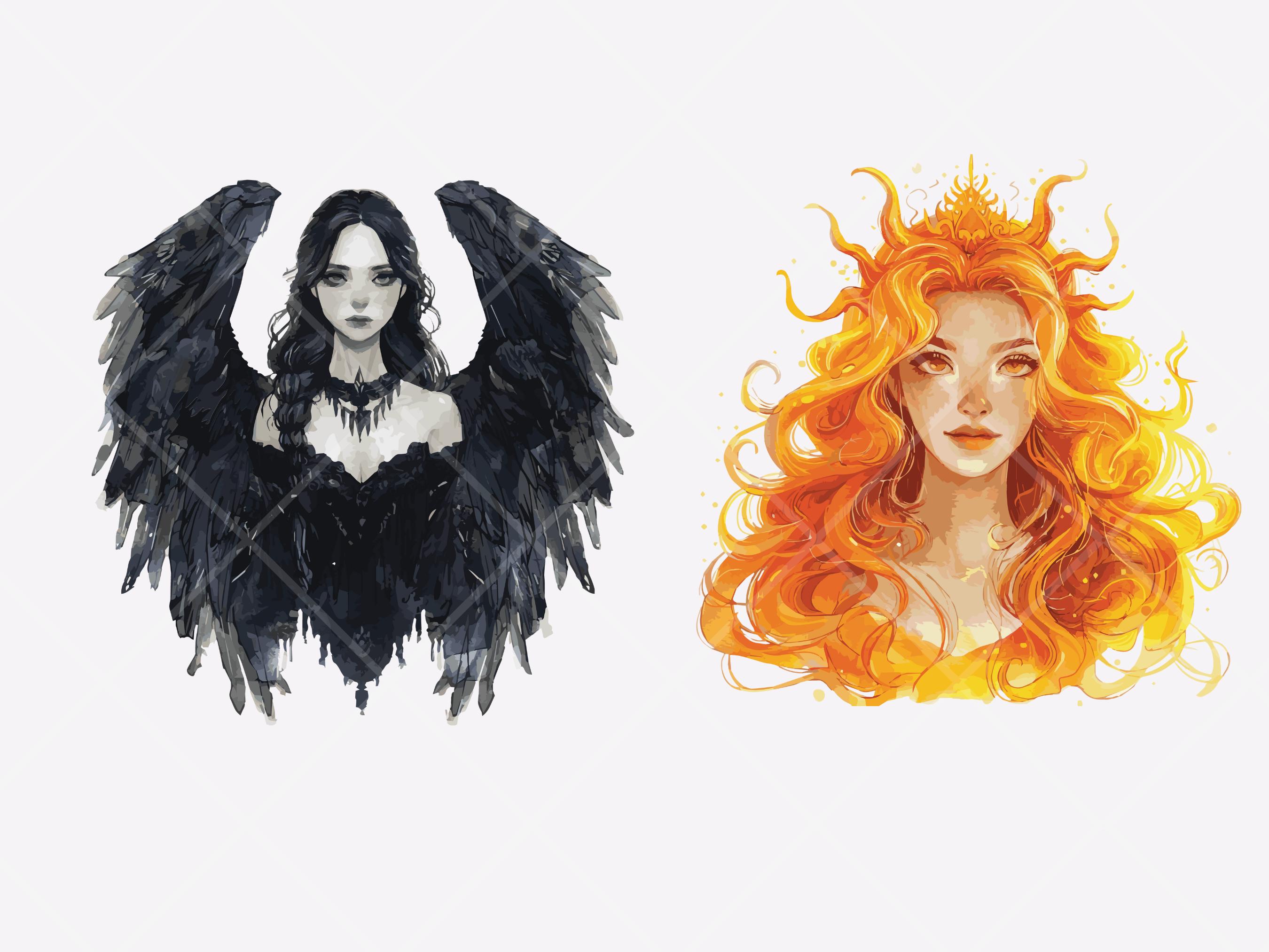 Goddess Clipart Goddess Graphics Goddess Illustrations Goddess Core ...