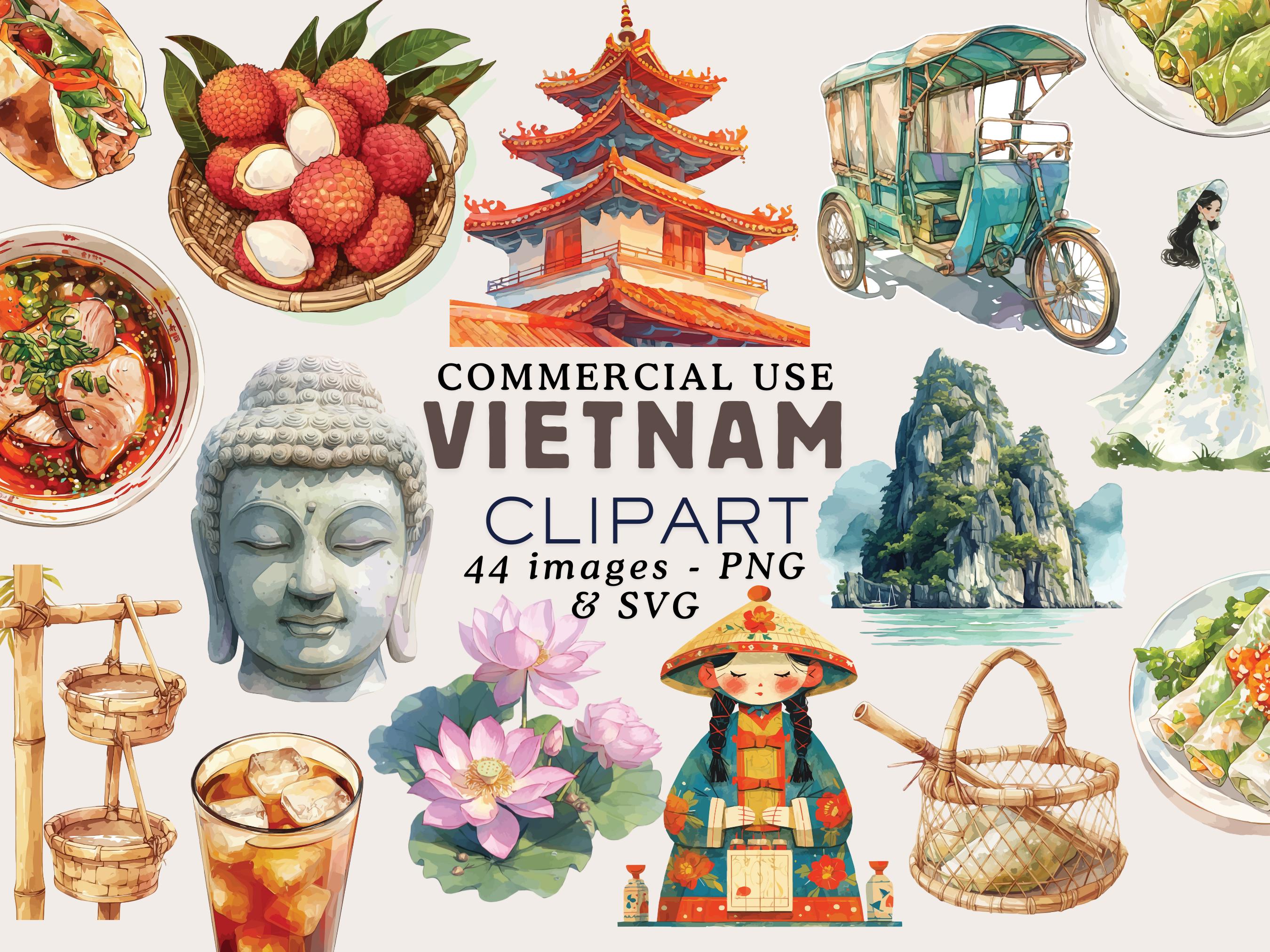 Vietnam Clipart Vietnamese Clipart Vietnam Png Vietnam Graphics Travel ...