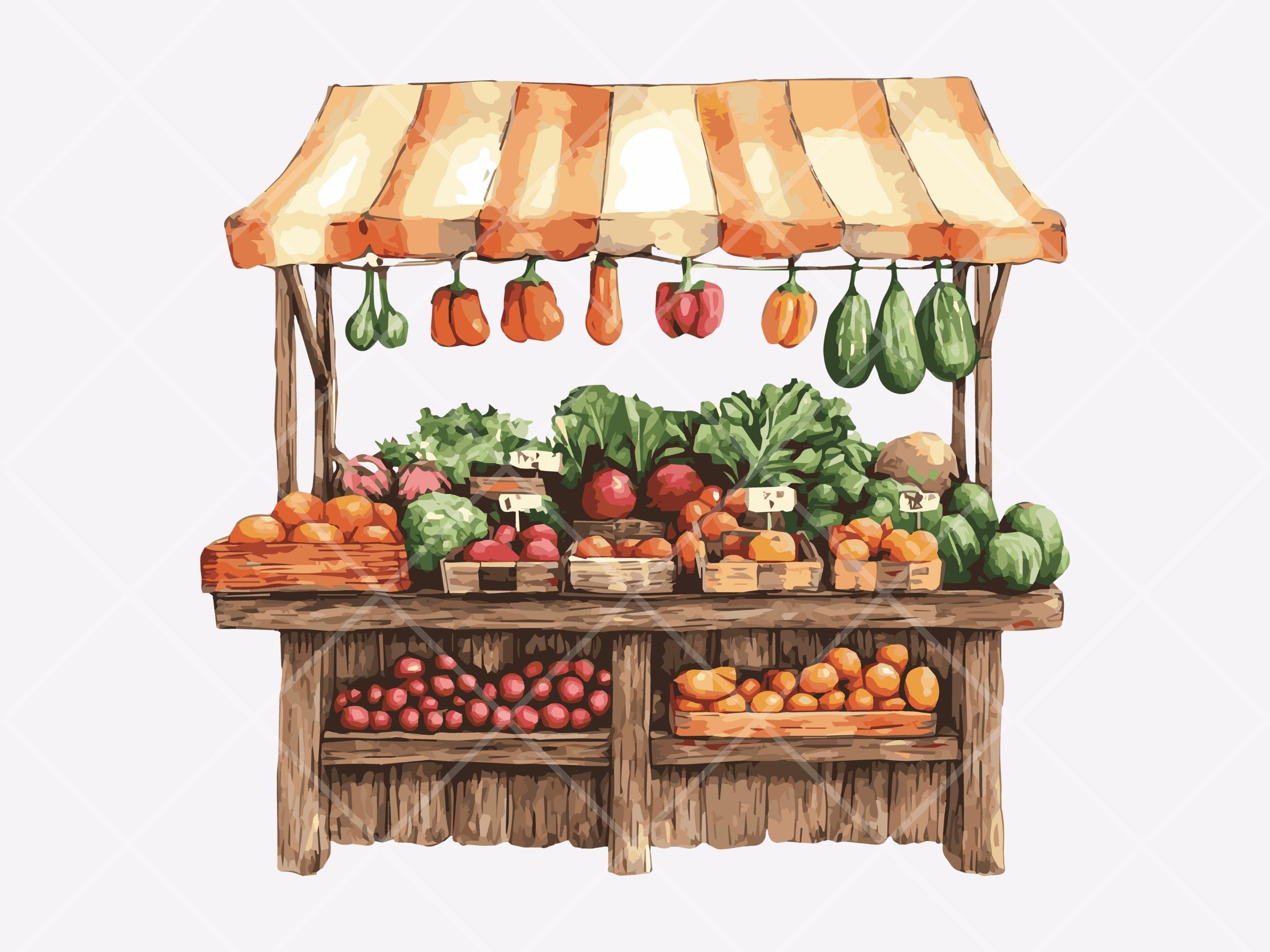 Farmers Market Clipart Farmers Market Svg Farmers Market Png Locally ...