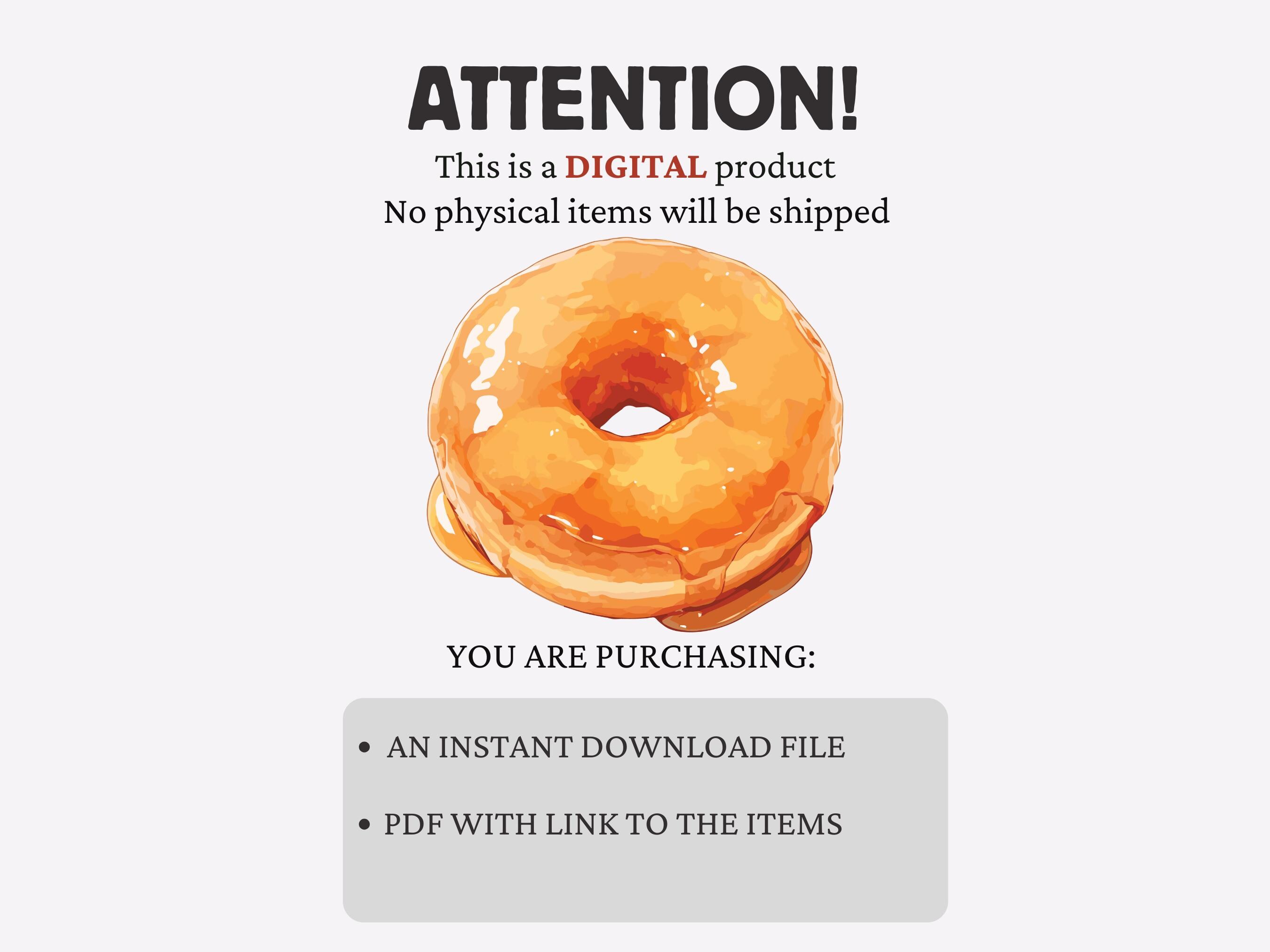 Donut Clipart Sweet Bakery Food Clipart Donut Birthday Party Clip Art ...