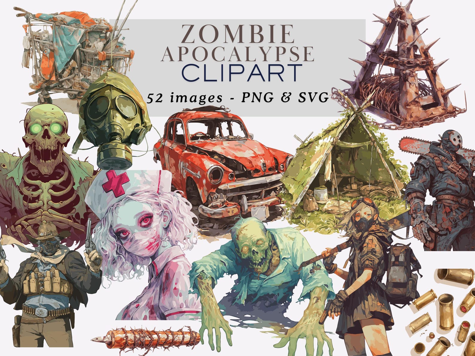 Zombie Apocalypse Clipart PNG Halloween Clipart PNG Zombie Clipart ...