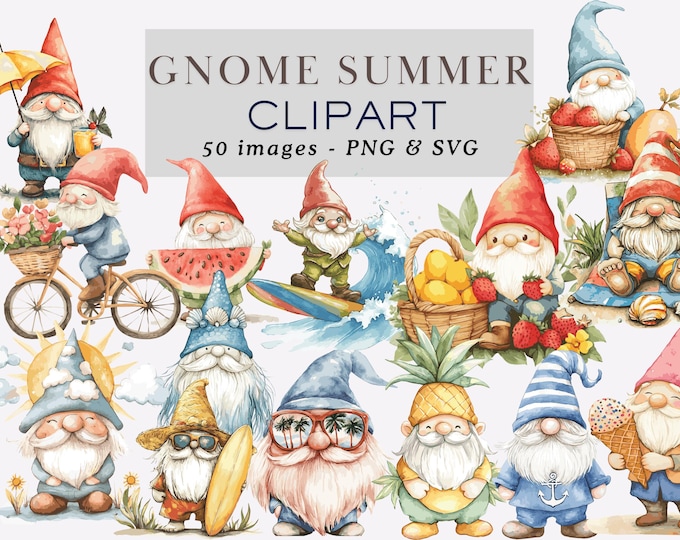 52 PNG Juice Gnomes Clipart , Summer Gnomes, Beach Gnomes, Fruit Gnomes ...
