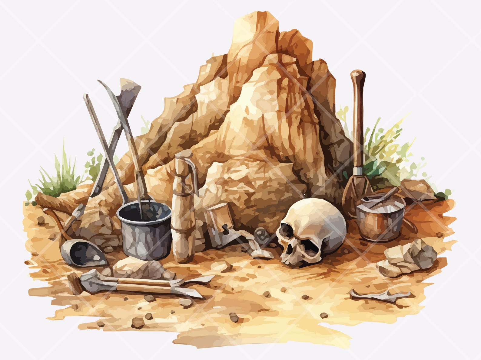 Archaeology Clipart PNG Archaeology Graphic Adventure Clipart ...