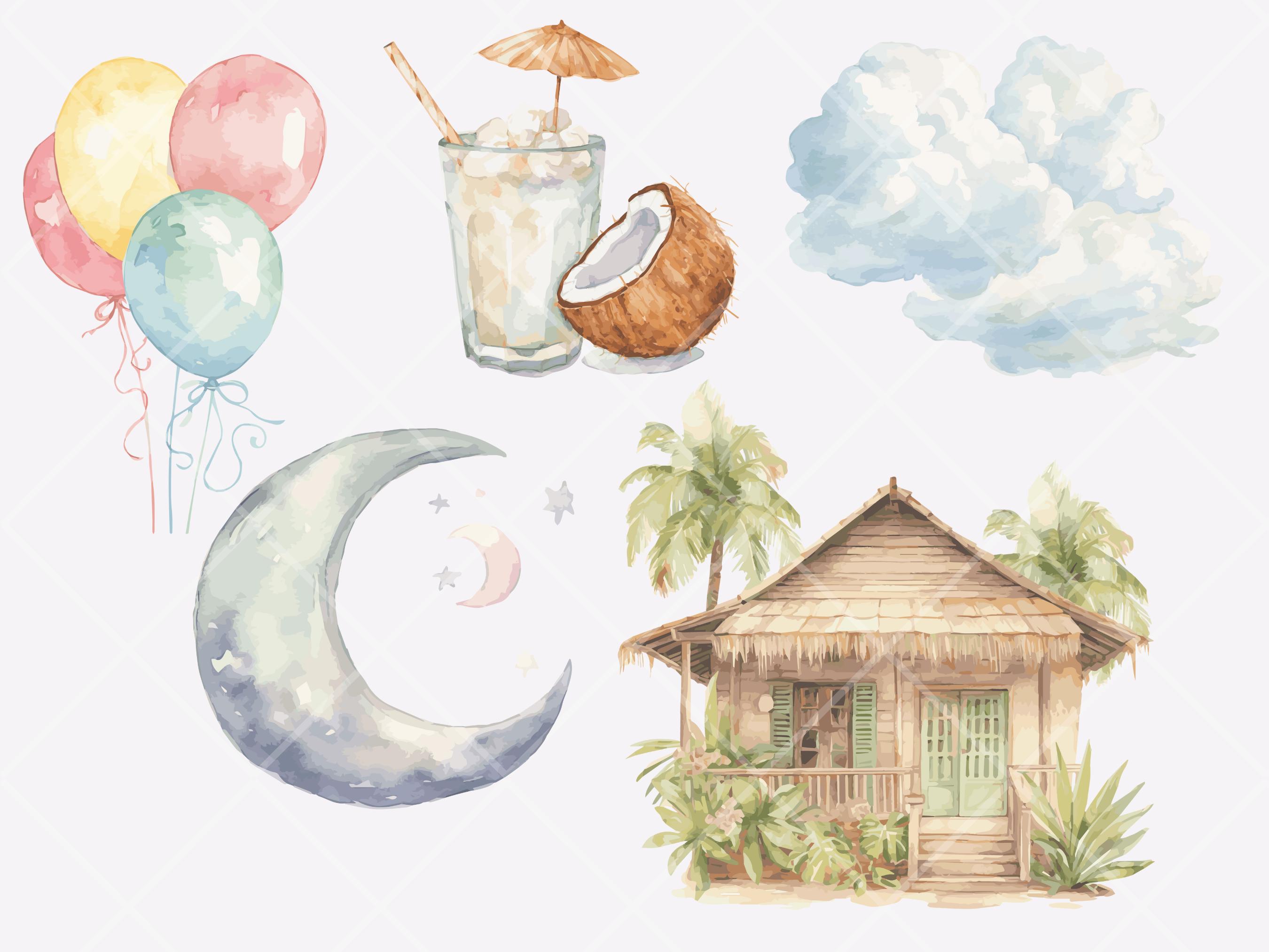 Summer Clipart Summer Graphics Beach Clipart Beach Graphics Beach ...
