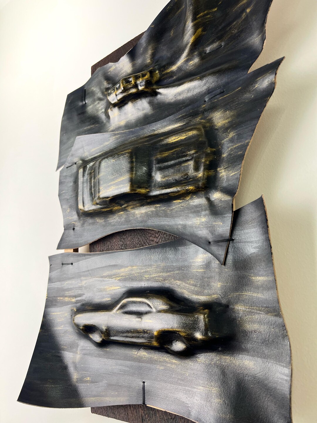 3D Leather Artwork – Pontiac Firebird 1969, Handmade Wall Decor, Gift ...