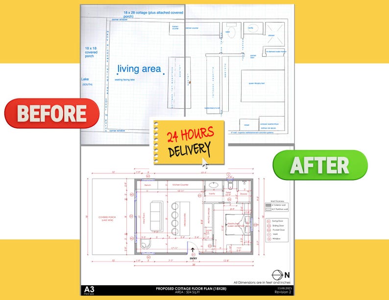 Custom Floor Plan Design & Drafting: PDF, 24-hour Delivery - Etsy
