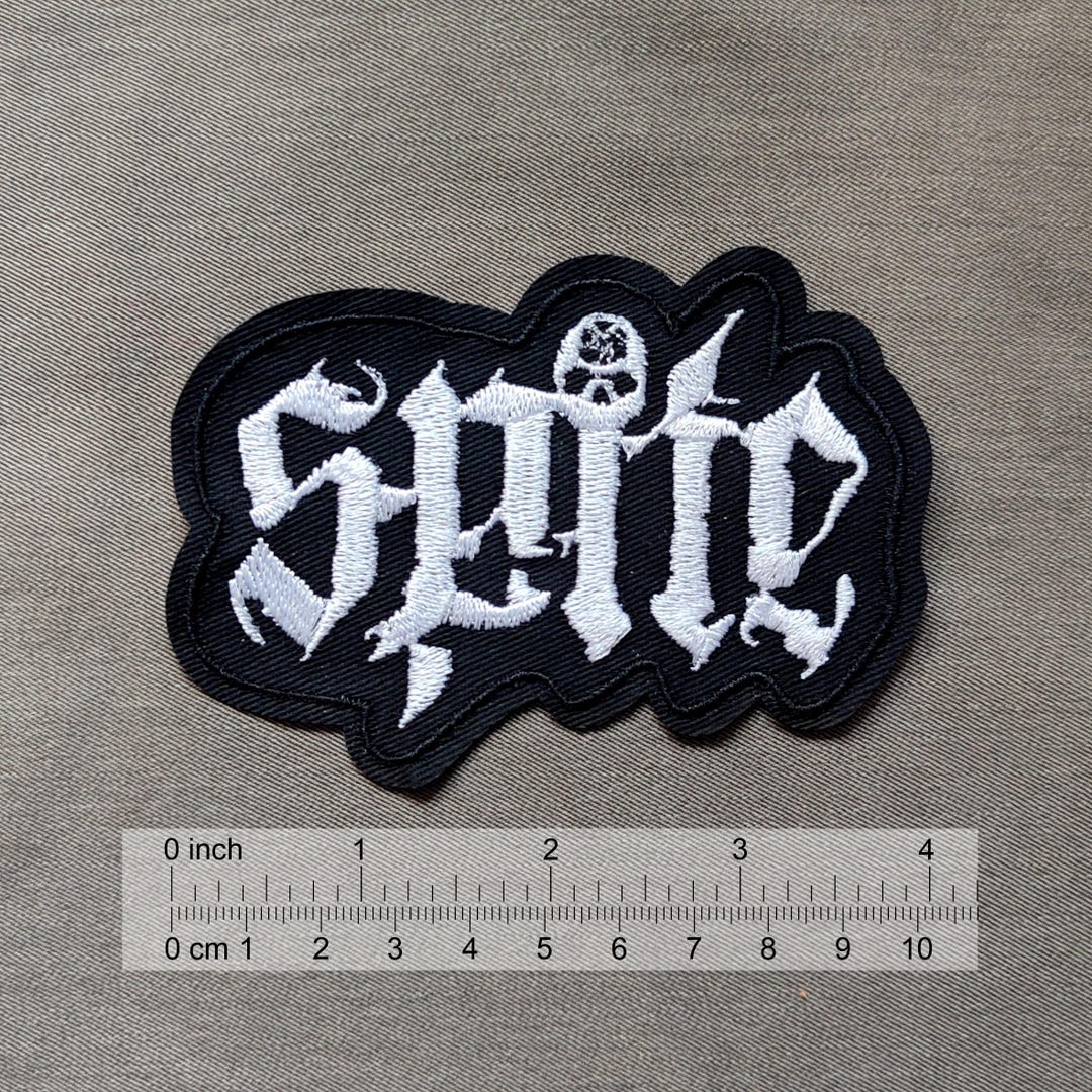 Spite Band Patch Embroidered Hardcore Punk Rock Patches for Jacket - Etsy