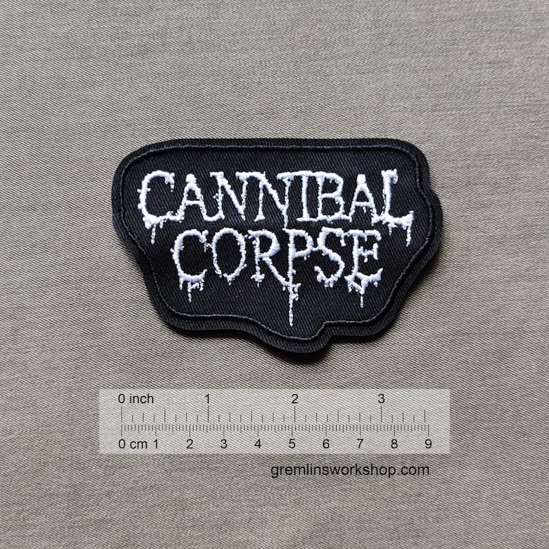 Cannibal Corpse Embroidered Patch, Death Metal Band Logo - Etsy
