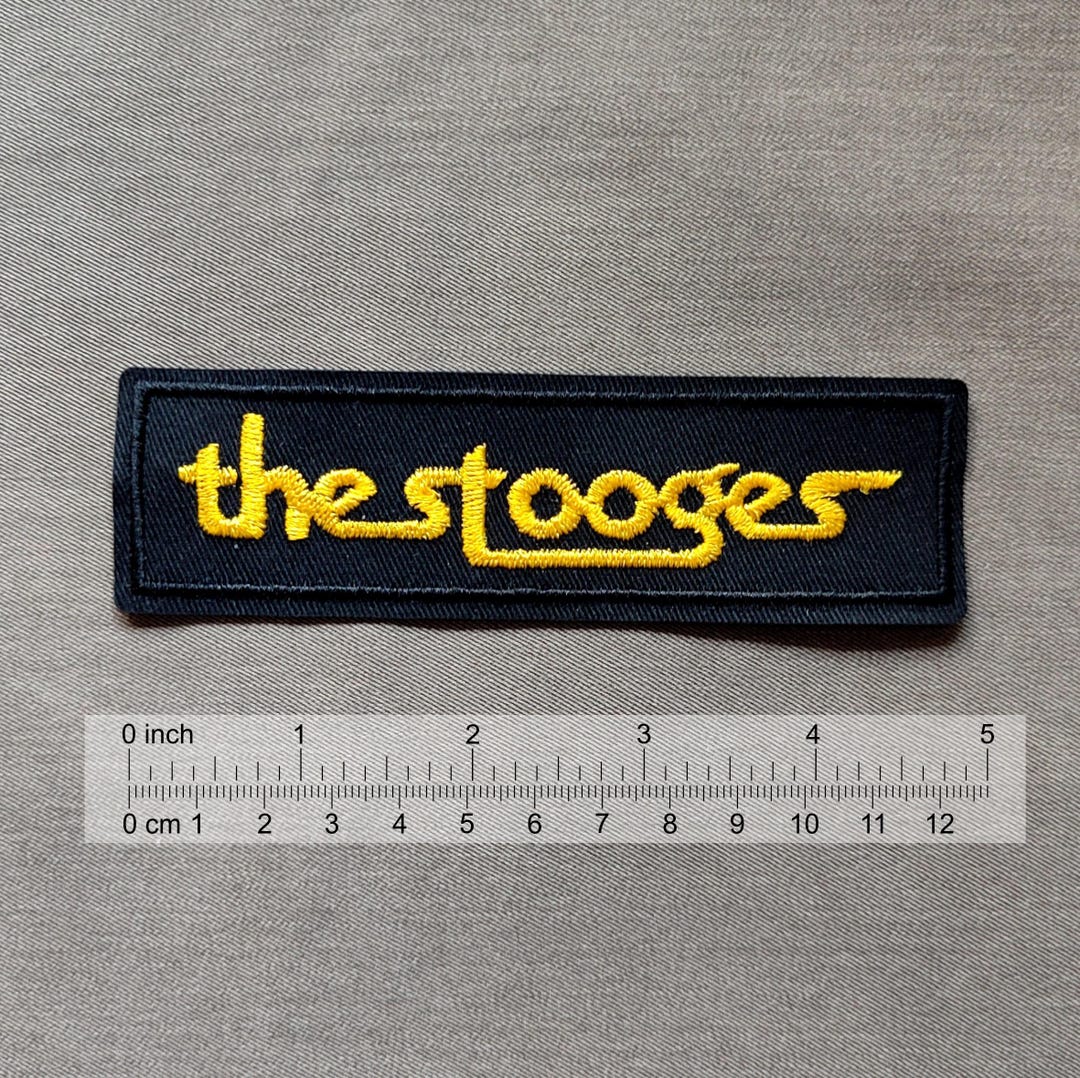 The Stooges Band Embroidered Patch Logo Symbol Protopunk Garage Rock Hard Rock Punk Rock Avant ...