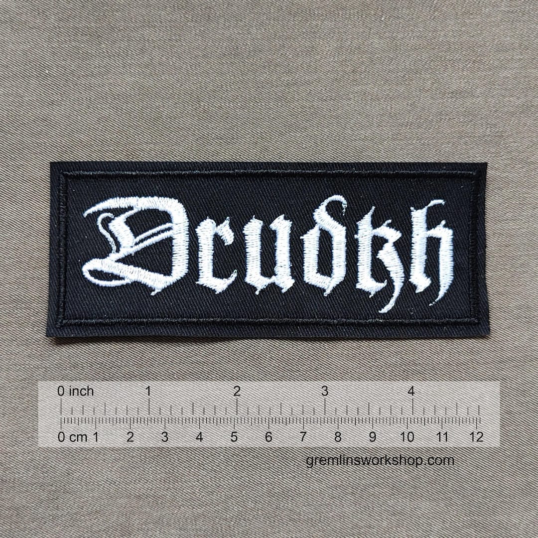 Drudkh Embroidered Patch: Black Metal Band Logo - Etsy