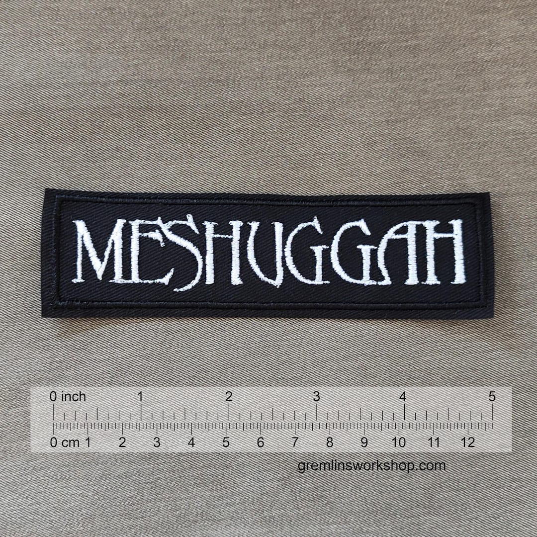 Meshuggah Band Patch Embroidered Logo Symbol Progressive Extreme Metal ...