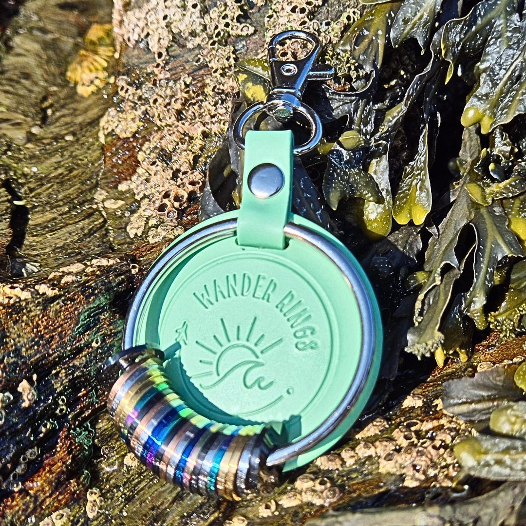 Wander Rings - Personalized Travel Keychain | Collect Your Adventures - Etsy UK