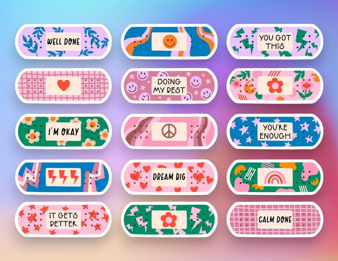 Band Aid Sticker Pack Vinyl Decal - Etsy