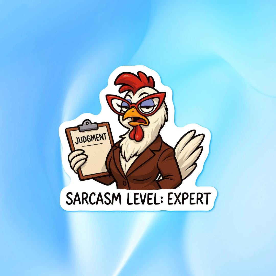 Sarcasm Level: Expert Vinyl Decal - Etsy