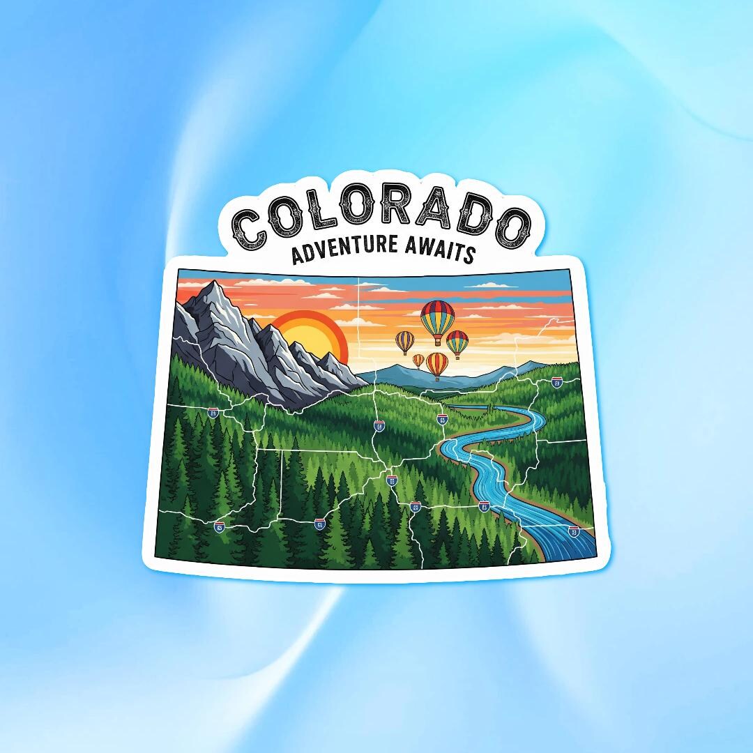 Colorado State Vinyl Decal - Etsy