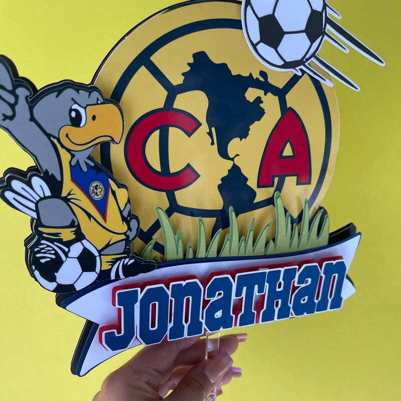 Soccer Cake Topper - Etsy