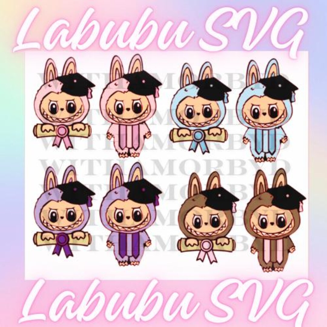 Labubu digitales Bild, Labubu svg, Labubu Clip Art, Labubu digitales ...