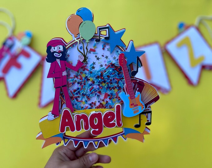 Cepillin Cake Topper, Cepillin Birthday Decor, Circus Party Decor ...