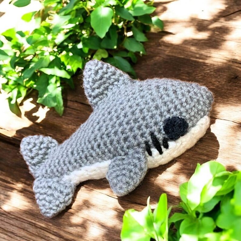 Shark Crochet Pattern PDF | Amigurumi Tutorial English, DIY Tutorial ...