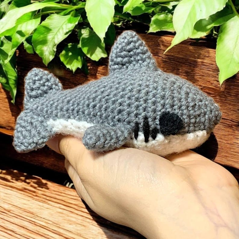 Shark Crochet Pattern PDF | Amigurumi Tutorial English, DIY Tutorial ...