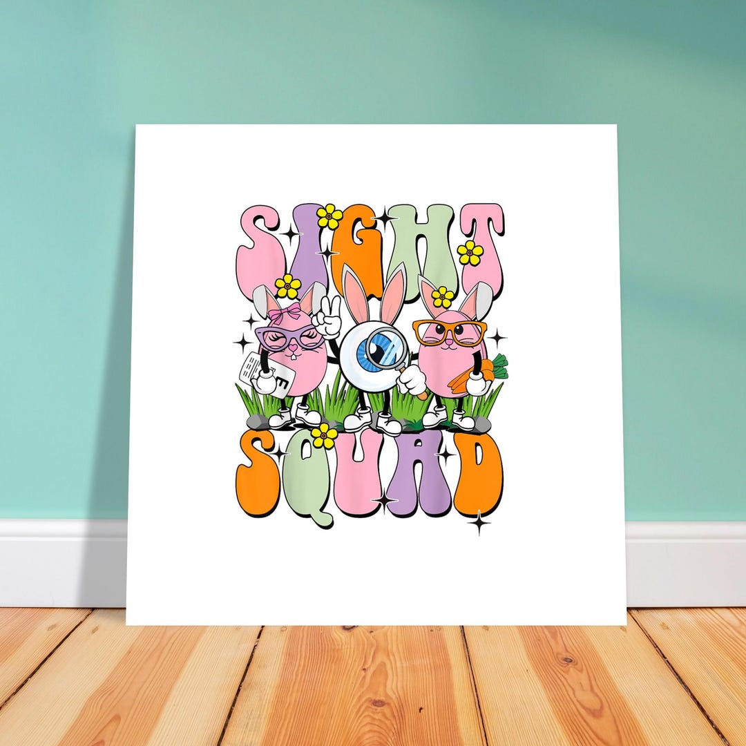 Easter Eye Doctor Poster | Fun & Colorful Decor | Perfect Gift for ...