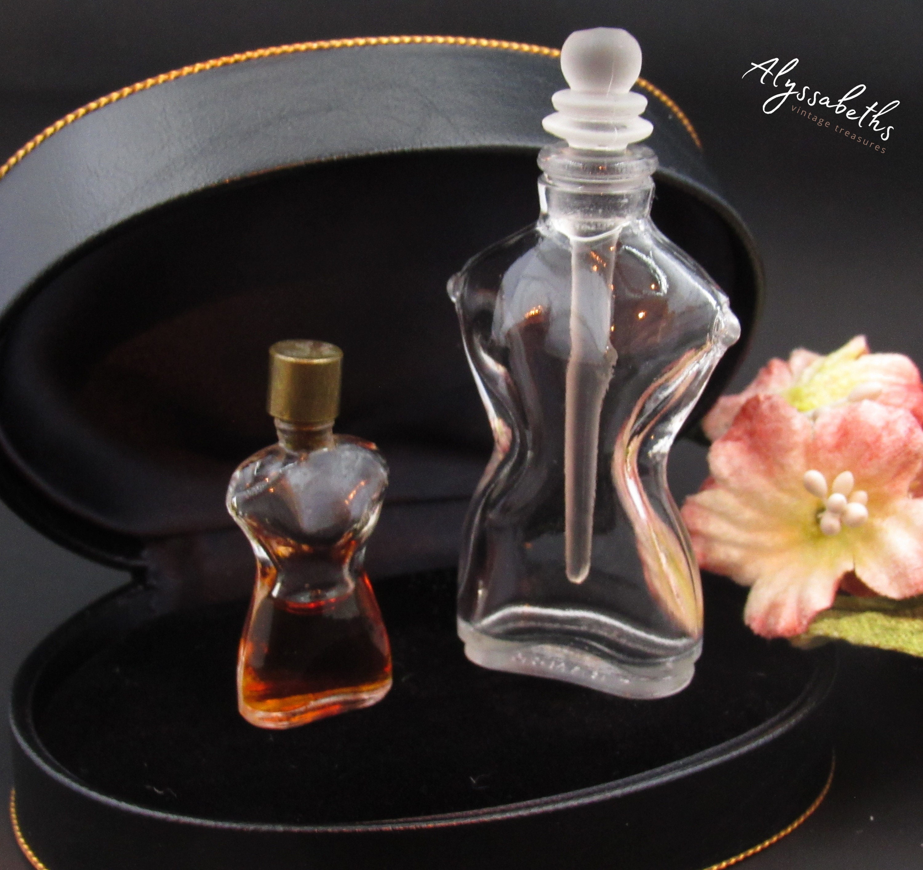 Vintage Schiaparelli Shocking Perfume Bottle Pair, Original Version ...