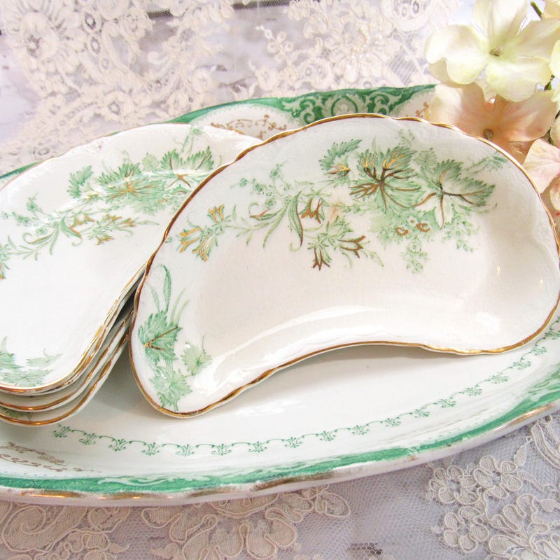 Green Transferware - Etsy