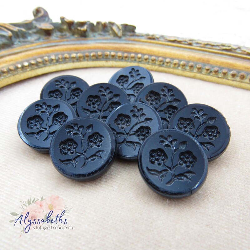 Embossed Buttons - Etsy