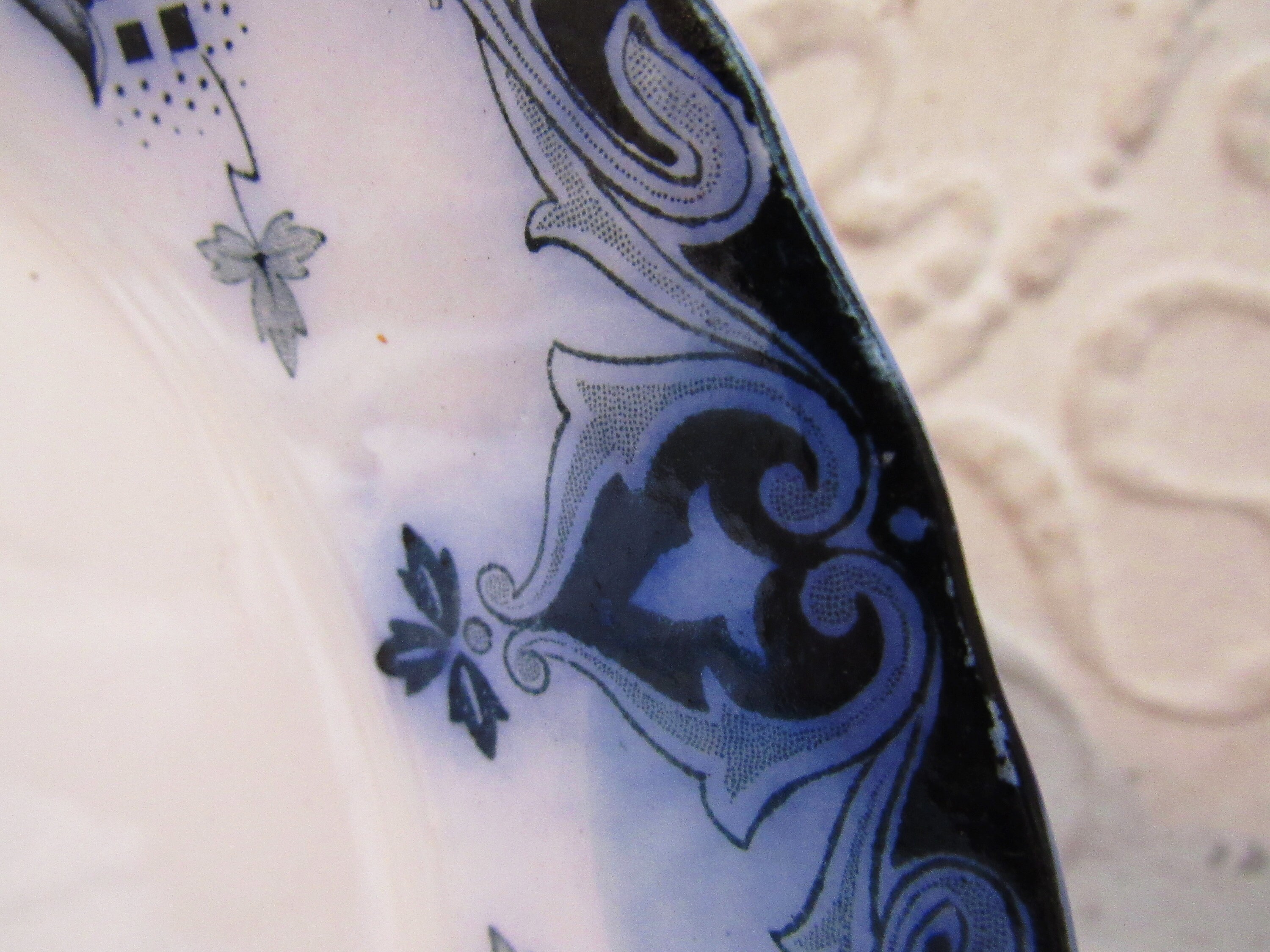 Vintage Art Deco Floral T Rathbone & Co Bell Pattern Dinner - Etsy