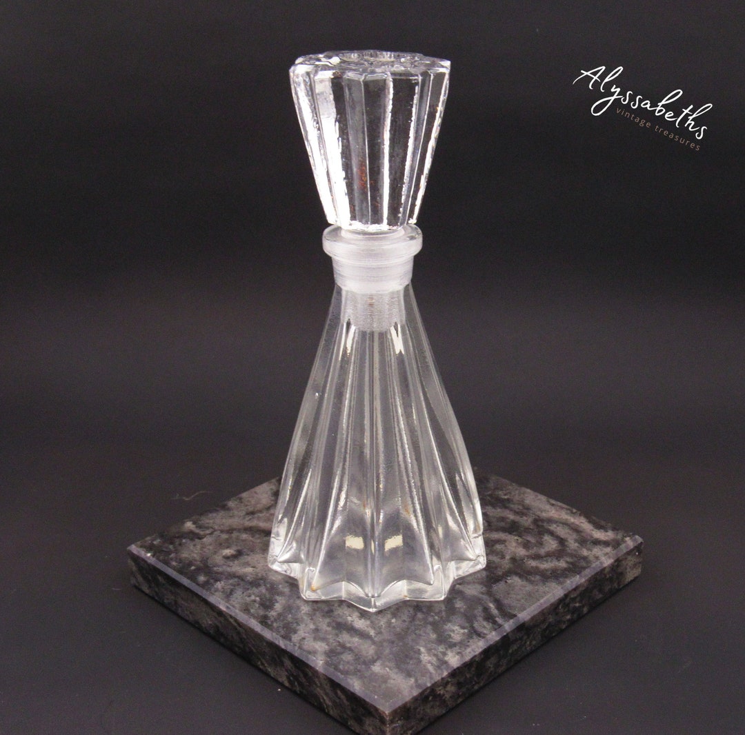Vintage 1940s Cut Glass D’orsay Intoxication Perfume Bottle Made by ...