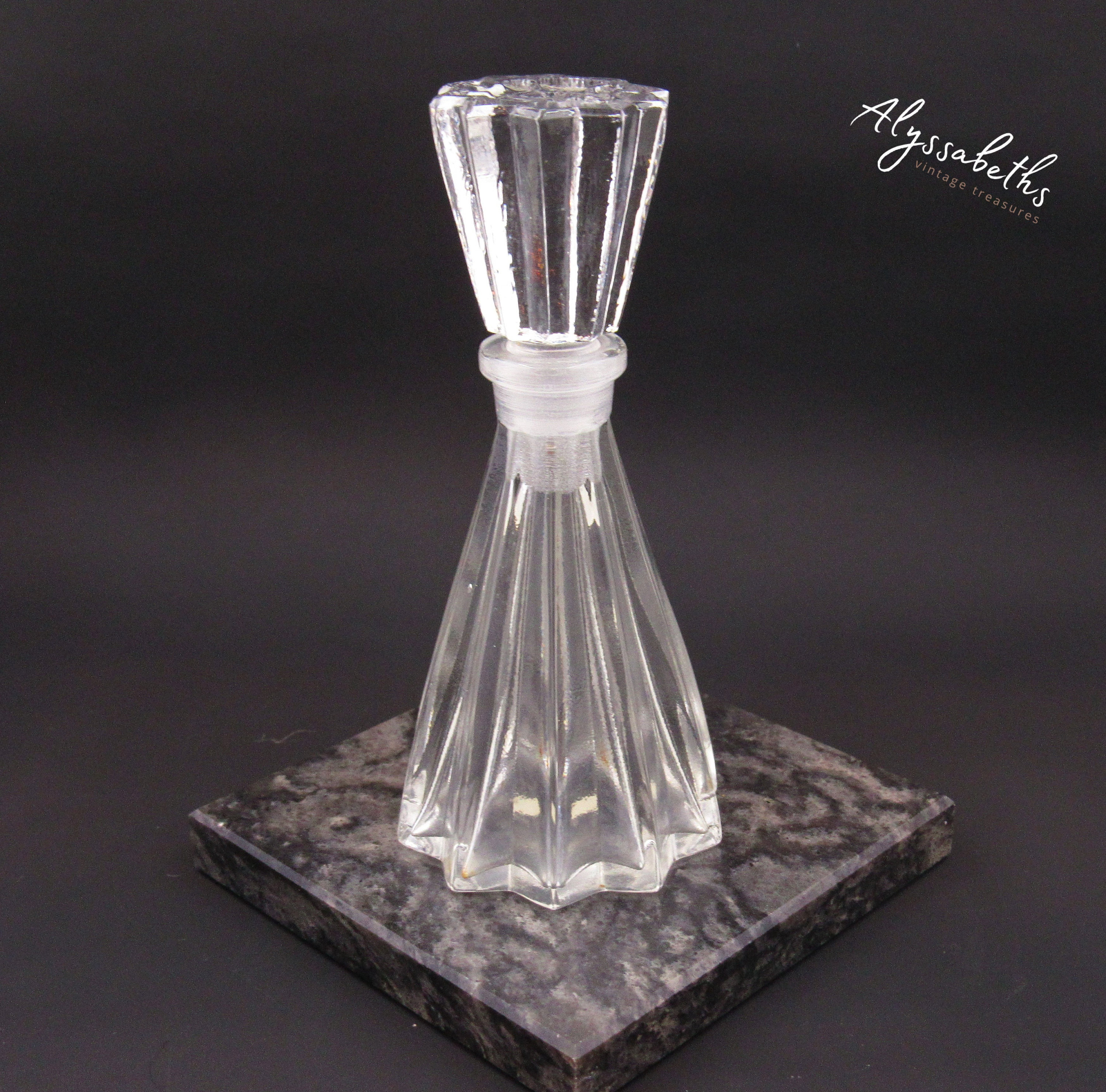 Vintage 1940s Cut Glass Dorsay Intoxication Perfume Bottle - Etsy