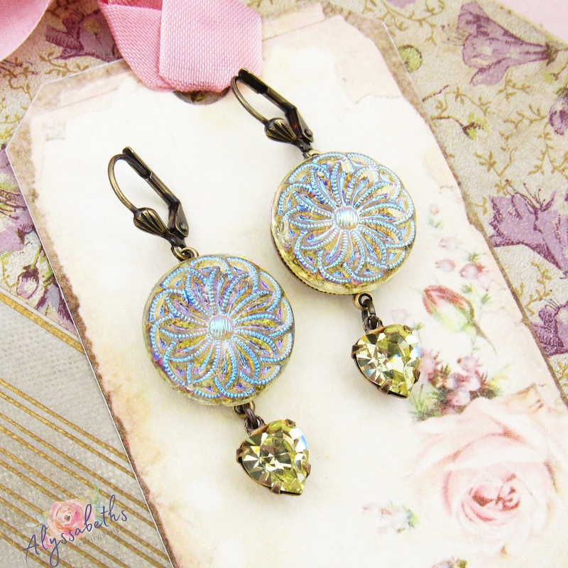 Czech Glass Buttons - Etsy