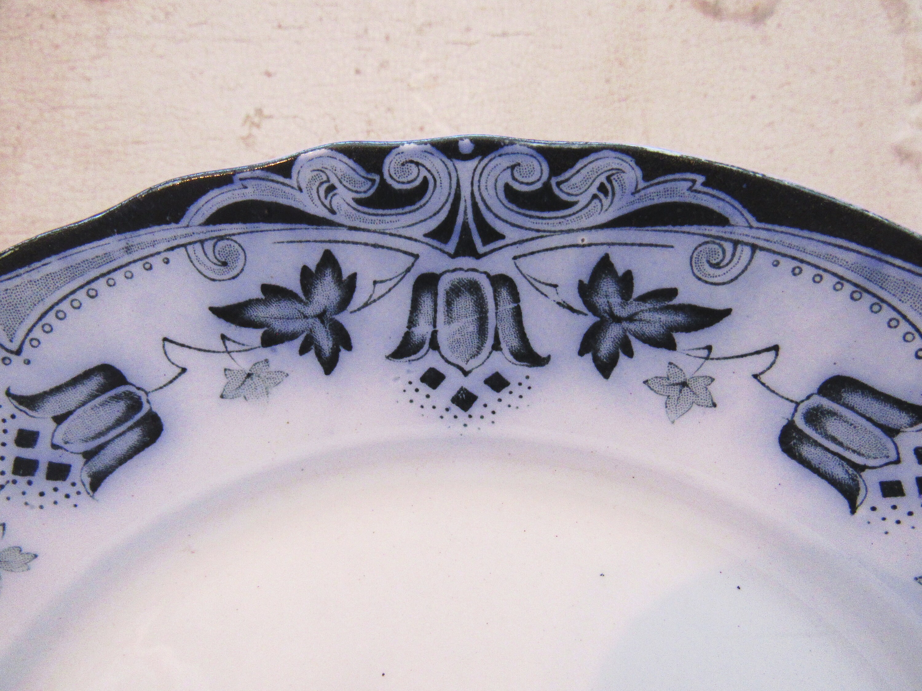 Vintage Art Deco Floral T Rathbone & Co Bell Pattern Dinner - Etsy