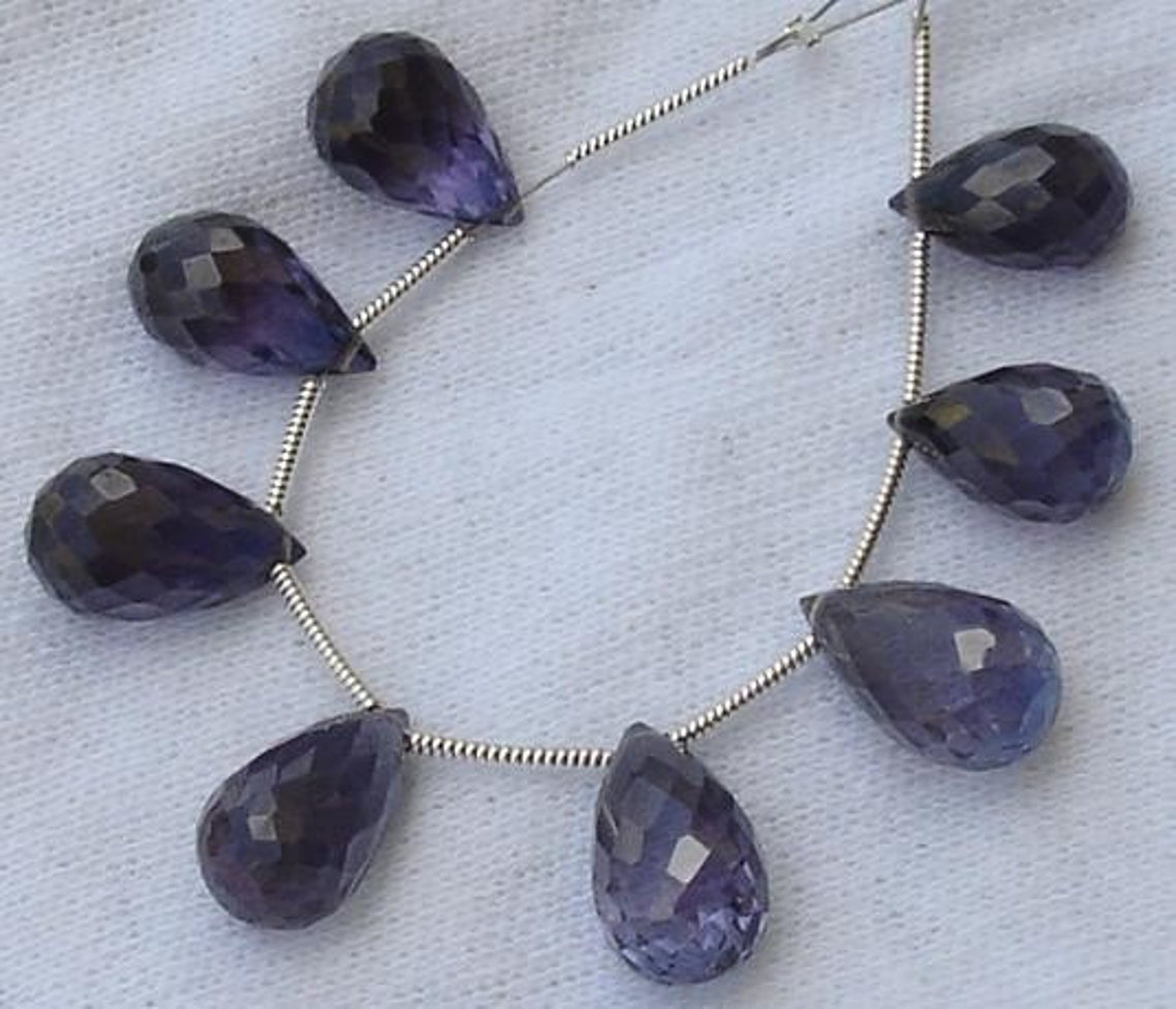 Amazing COLOR Change ALEXANDRITE Quartz Micro Faceted Drops | Etsy