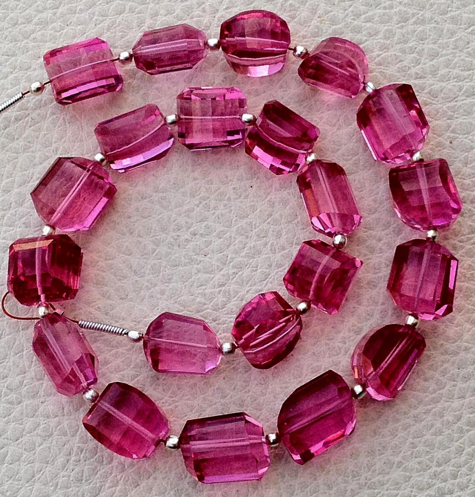 New Arrival FULL Strand NEW PINK Quartz Quartz Faceted - Etsy