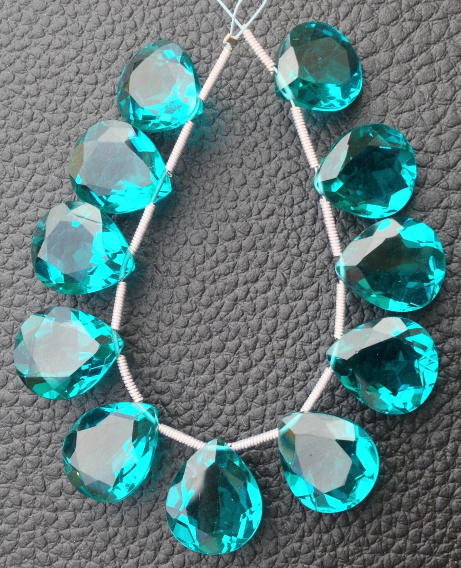 4 Matched Pairs Superb PARAIBA BLUE Quartz New Cut Faceted - Etsy