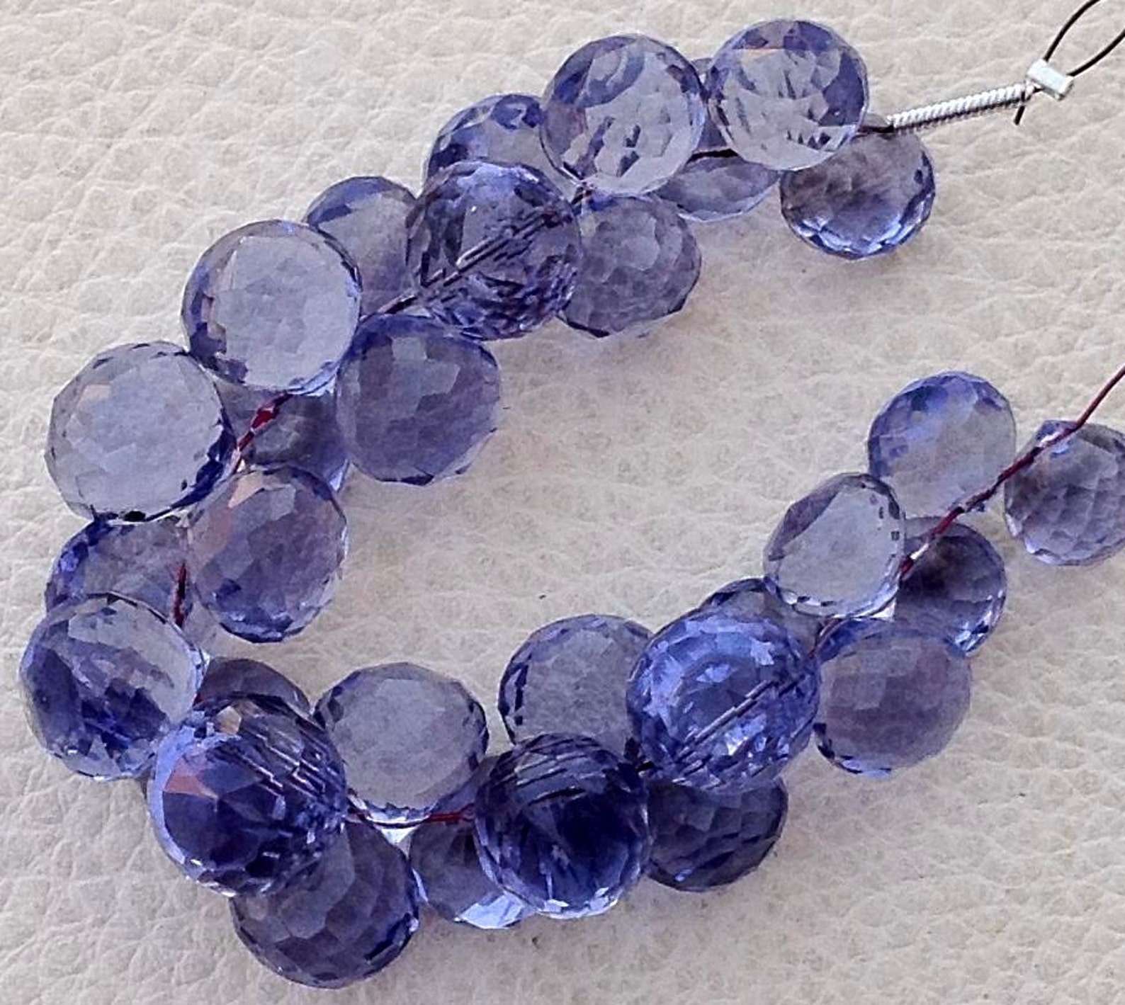 Brand New 1/2 Strand IOLITE Blue Quartz Micro Faceted Onions - Etsy