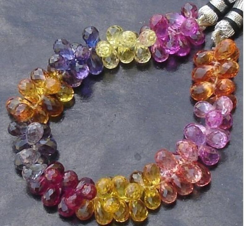 50 Pcs of Extremely Beautiful Multi Color Corundum Quartz,micro Faceted ...