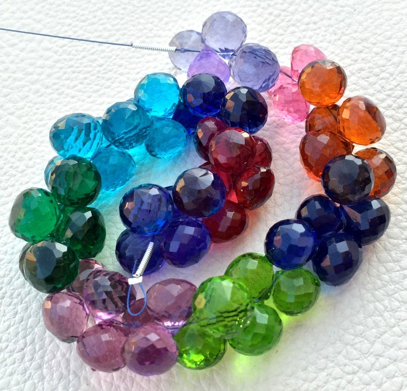 New Arrival 1/2 Strand MULTI COLORS Quartz Micro Faceted - Etsy